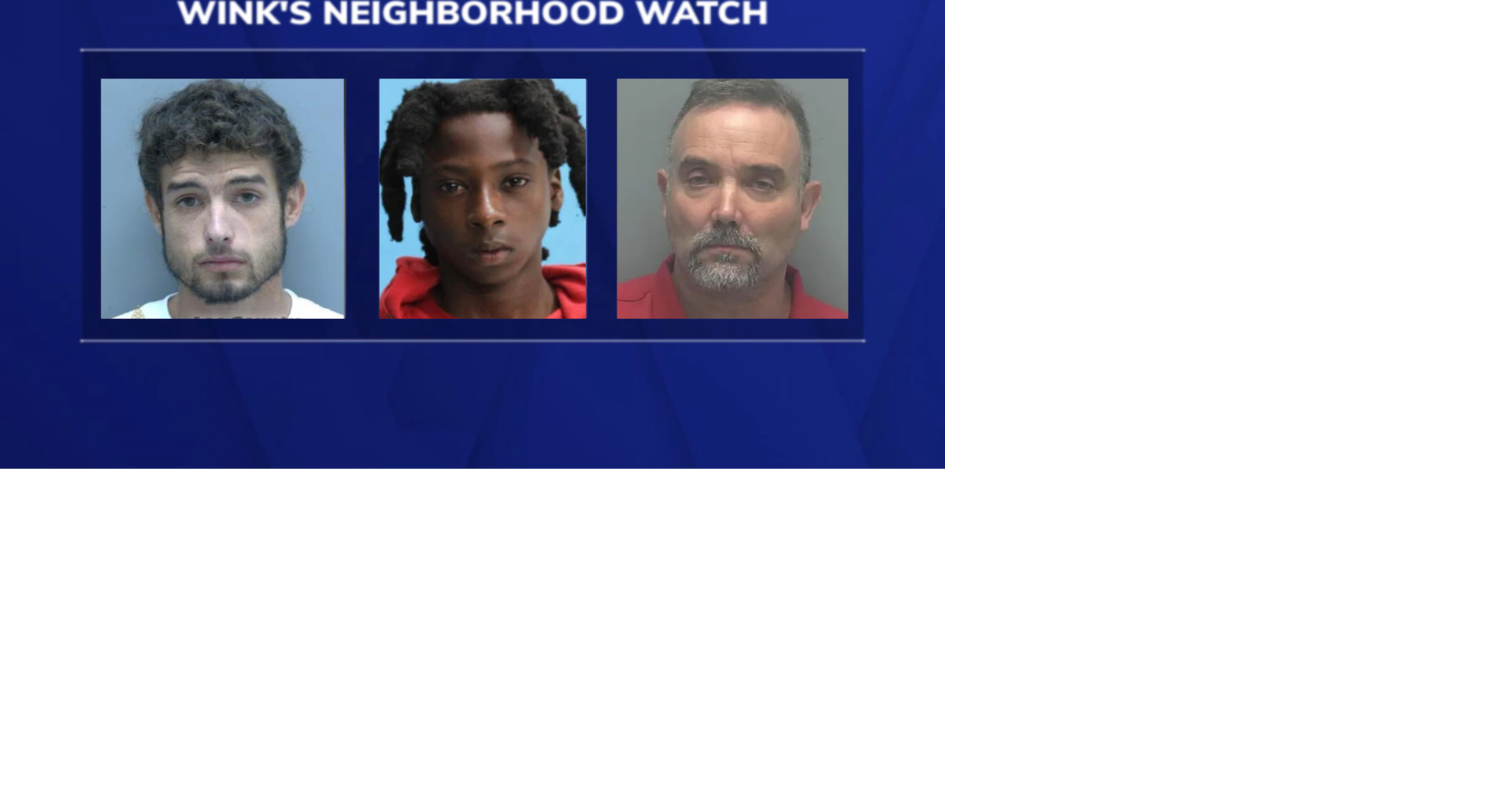 WINK Neighborhood Watch: Deadly DUI, fairground murder and shooting at ...