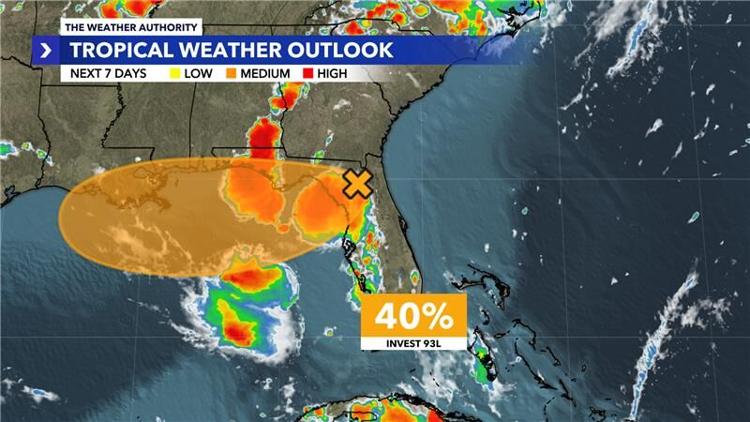 Invest 93-L Likely to Strengthen in Gulf, Moves Away from Florida ...