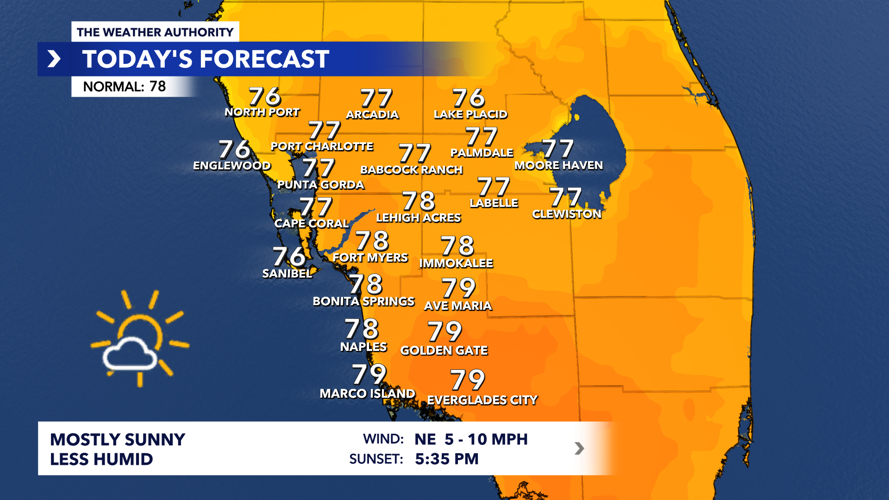 A cold morning gives way to a warm and pleasant Friday afternoon ...