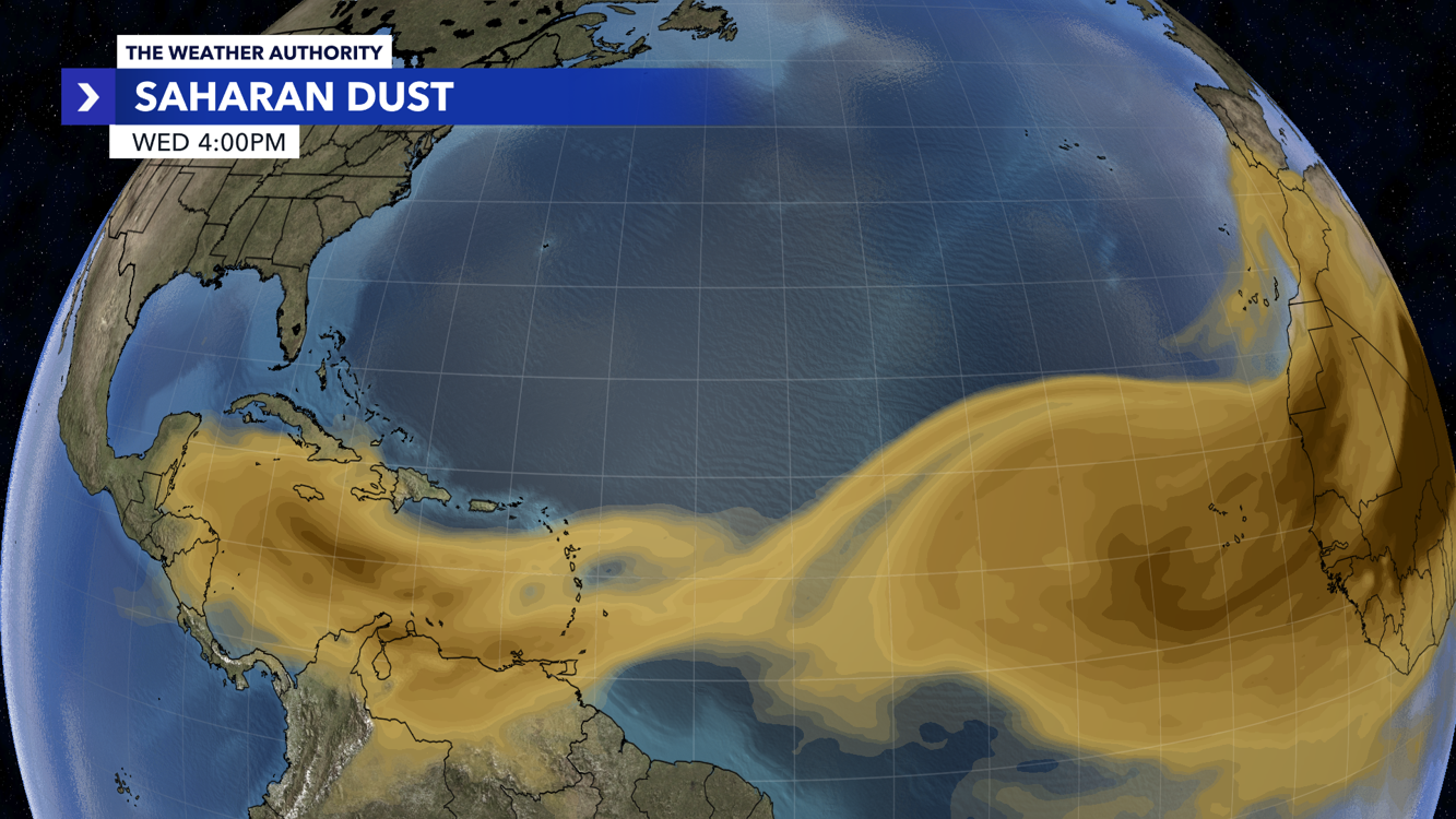 Saharan dust on the way: what that means | Weather Explainers ...