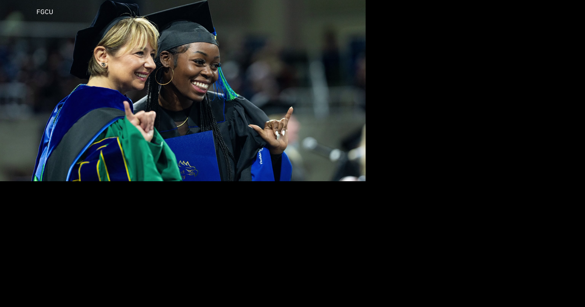 FGCU president reflects on first year with graduating class | FGCU ...