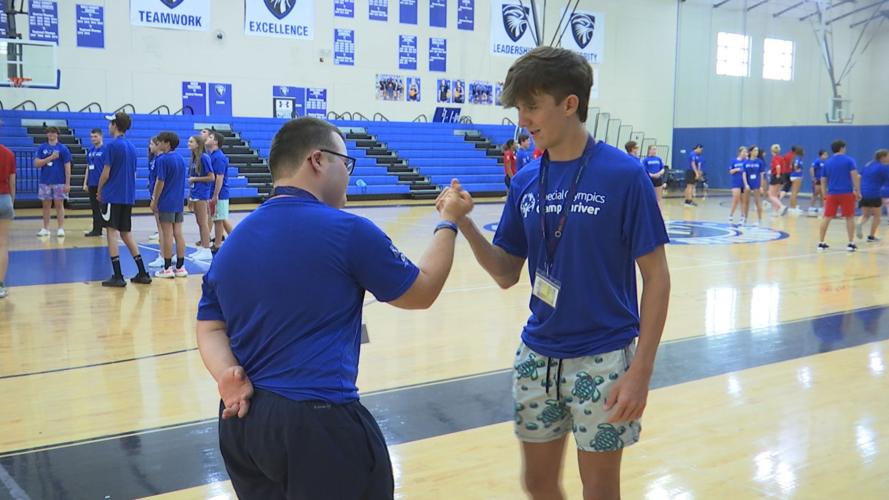 Special Olympics athletes get in the game at Camp Shriver | Collier ...