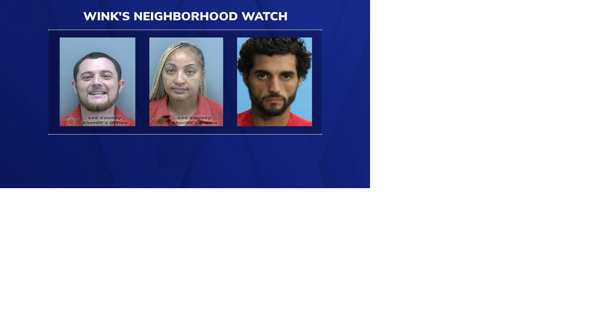 WINK Neighborhood Watch: Traffic stop, spousal shooting and antique ...
