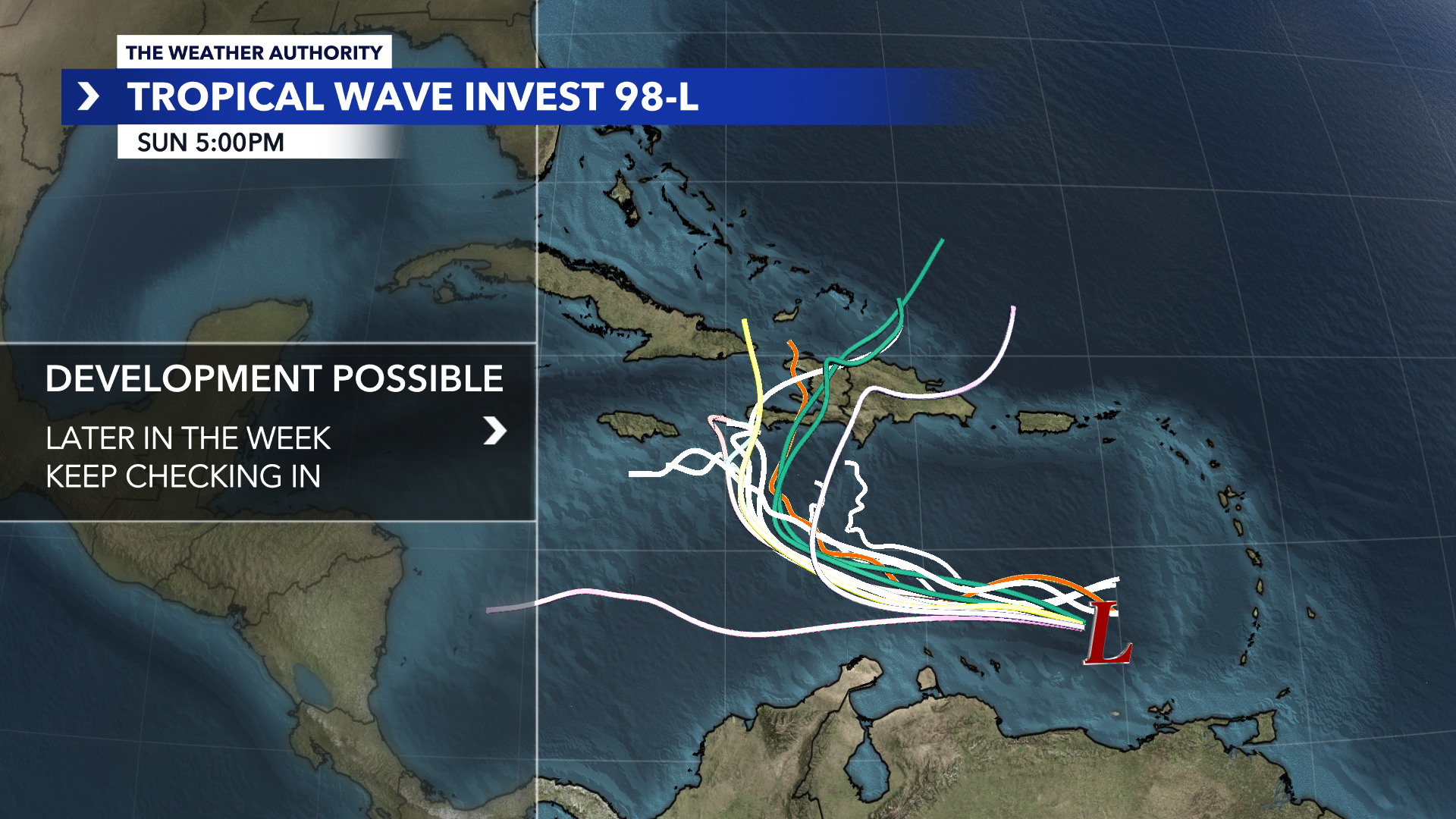 Monitoring the Caribbean: Invest 98-L continues to organize | Weather ...