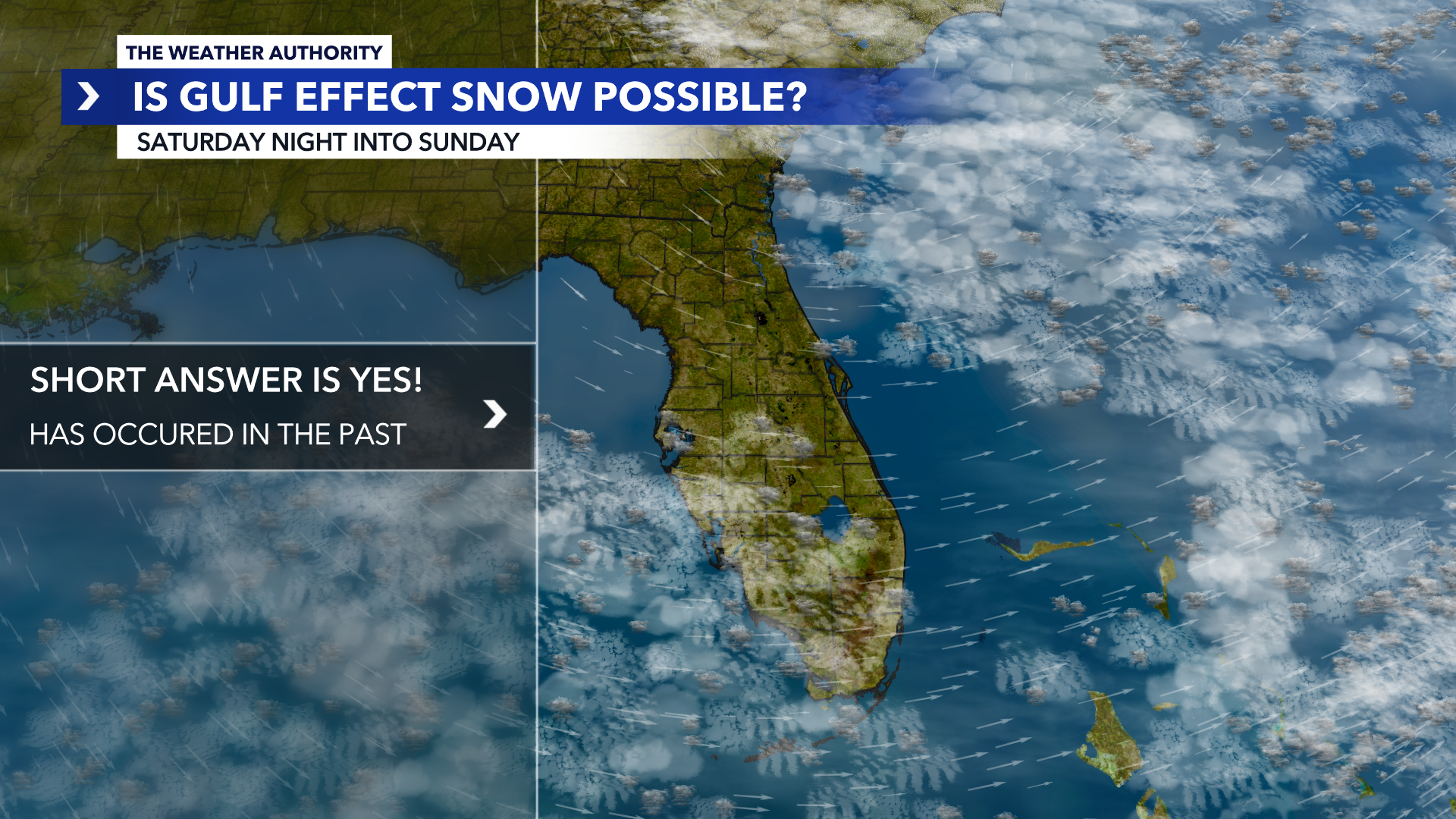 The science behind Florida’s gulf effect snow chance | Weather ...