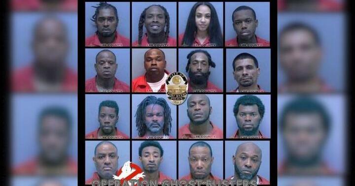 ‘Operation Ghost Buster’: 16 arrested in Fort Myers drug operation ...