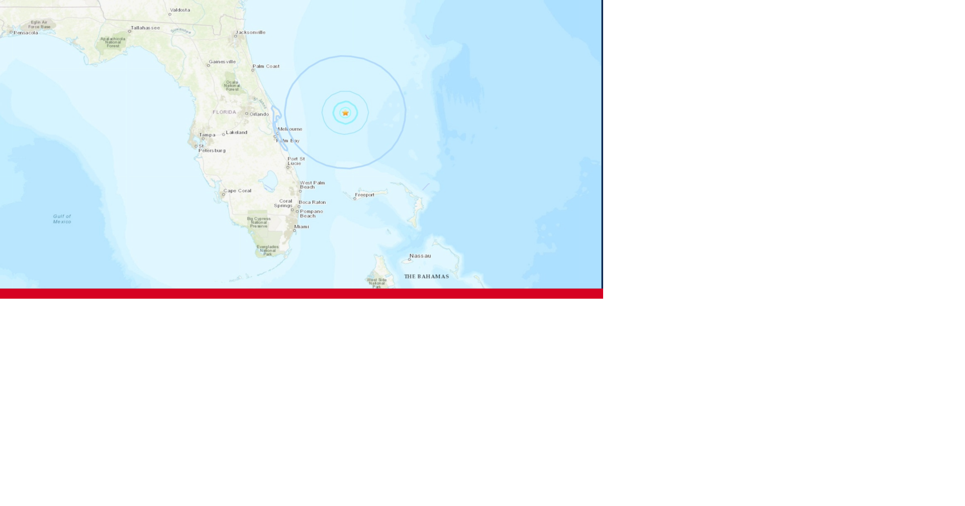 Rare 4.0 magnitude earthquake recorded from Florida’s east coast | News ...