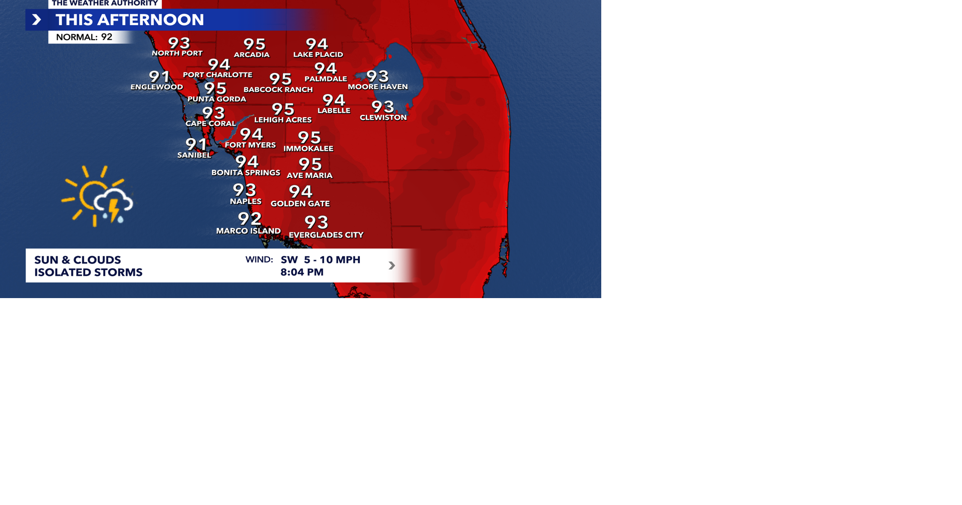 Hotter afternoon with isolated storms throughout the day | Weather ...