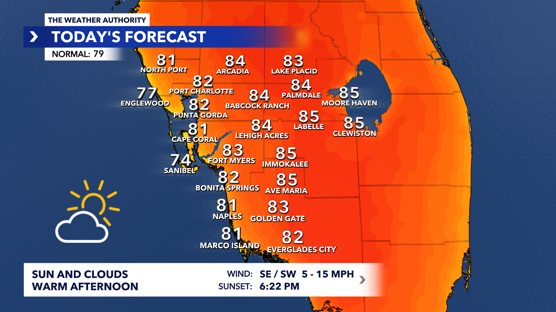 Partly cloudy and warm conditions continue this Wednesday | Weather ...