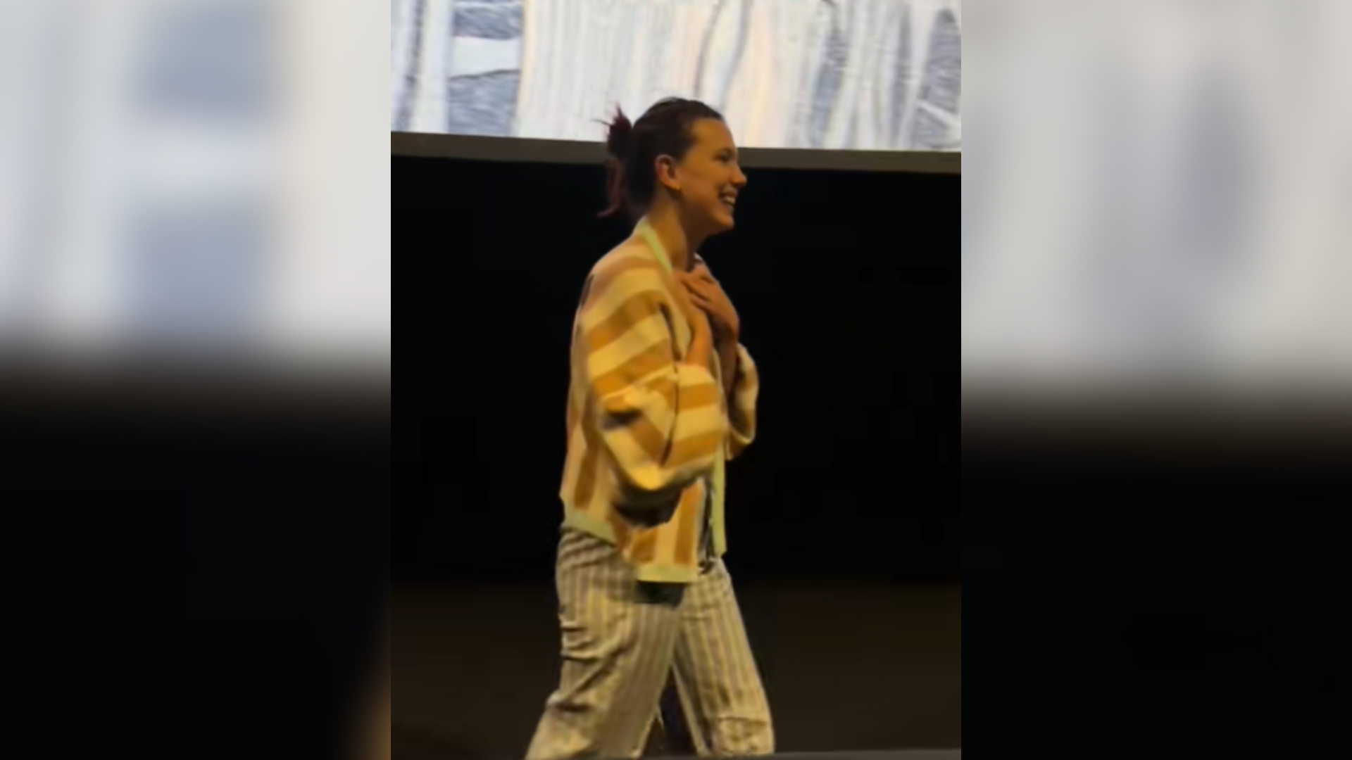 Millie Bobby Brown surprises Naples fans at "Stranger Things" finale ...