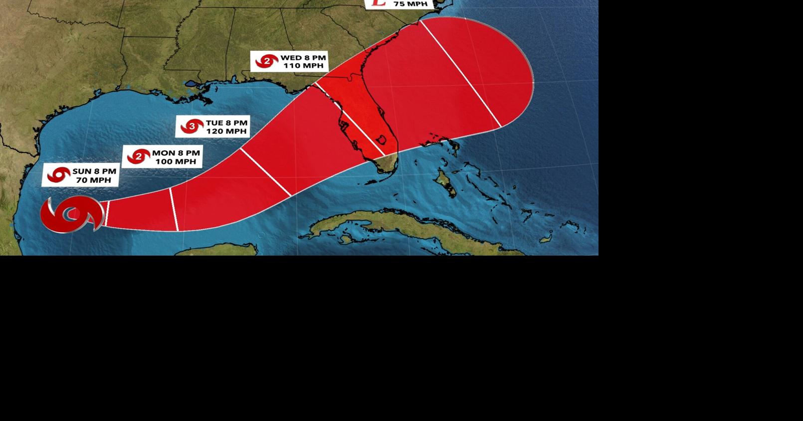 NHC has bumped up Milton’s peak intensity forecast to 120mph | Archives ...