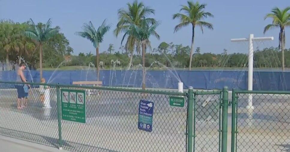 Demolition for new Lakes Park splash pads to... | SWFL News