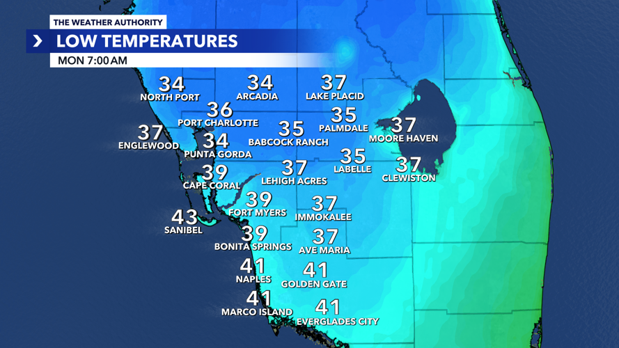 Another cold front is on the way bringing the chance for a few showers ...