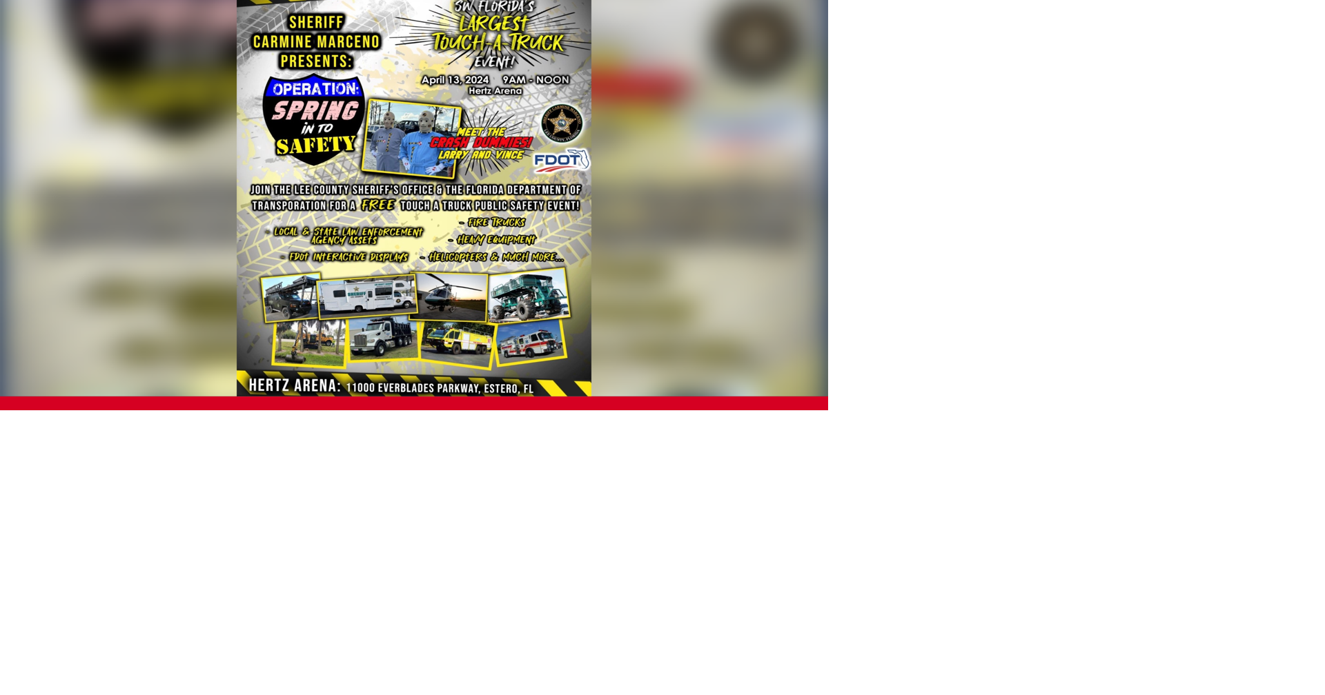 FDOT holds free traffic safety event at Hertz Arena | Lee County | winknews.com