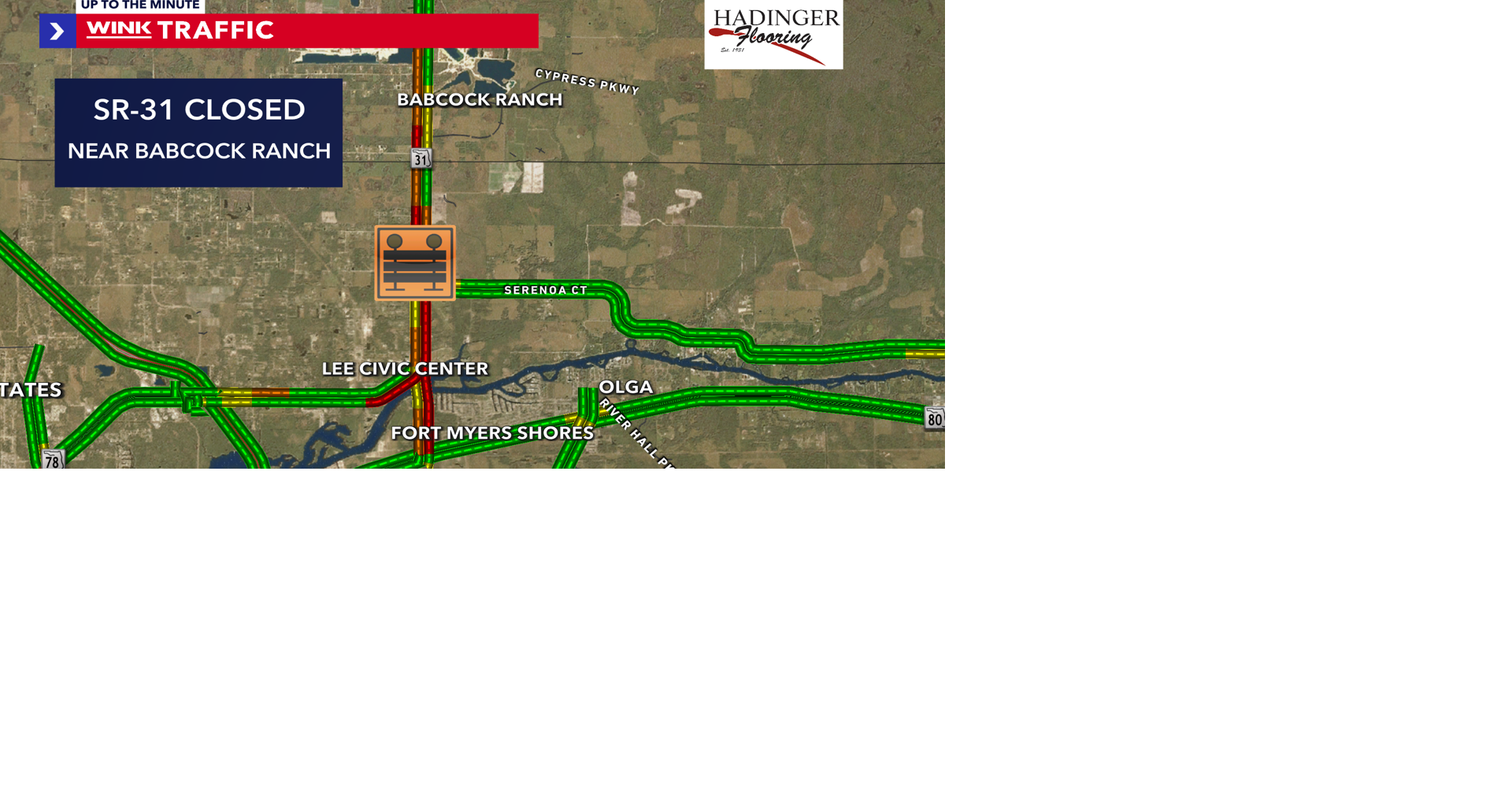 1 airlifted following 3 vehicle crash in North Fort Myers; roadblock ...