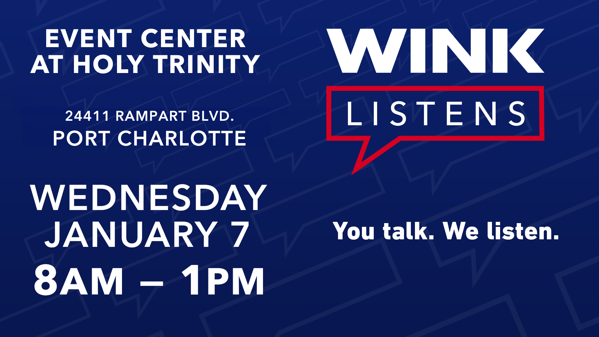 WINK is Listening today in Port Charlotte | WINK Listens | winknews.com