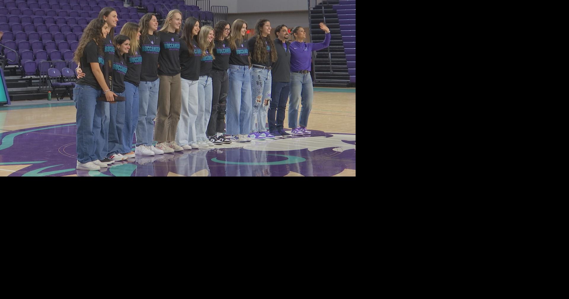 FSW volleyball celebrates history with third straight national title ...