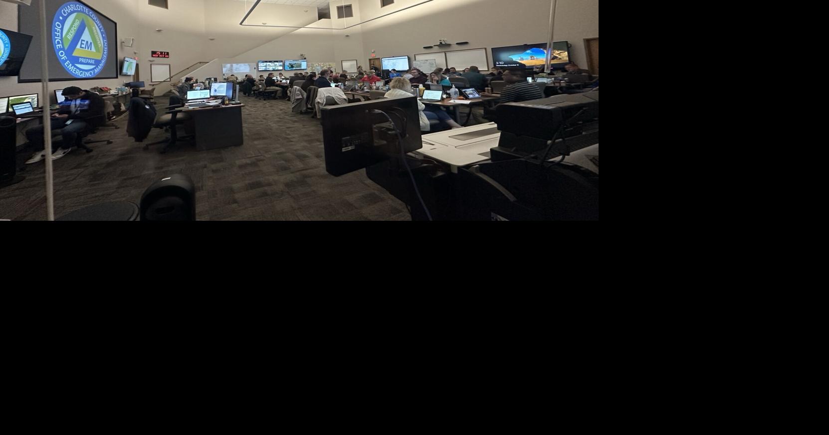 Charlotte County EOC in full swing to respond to Hurricane Milton ...