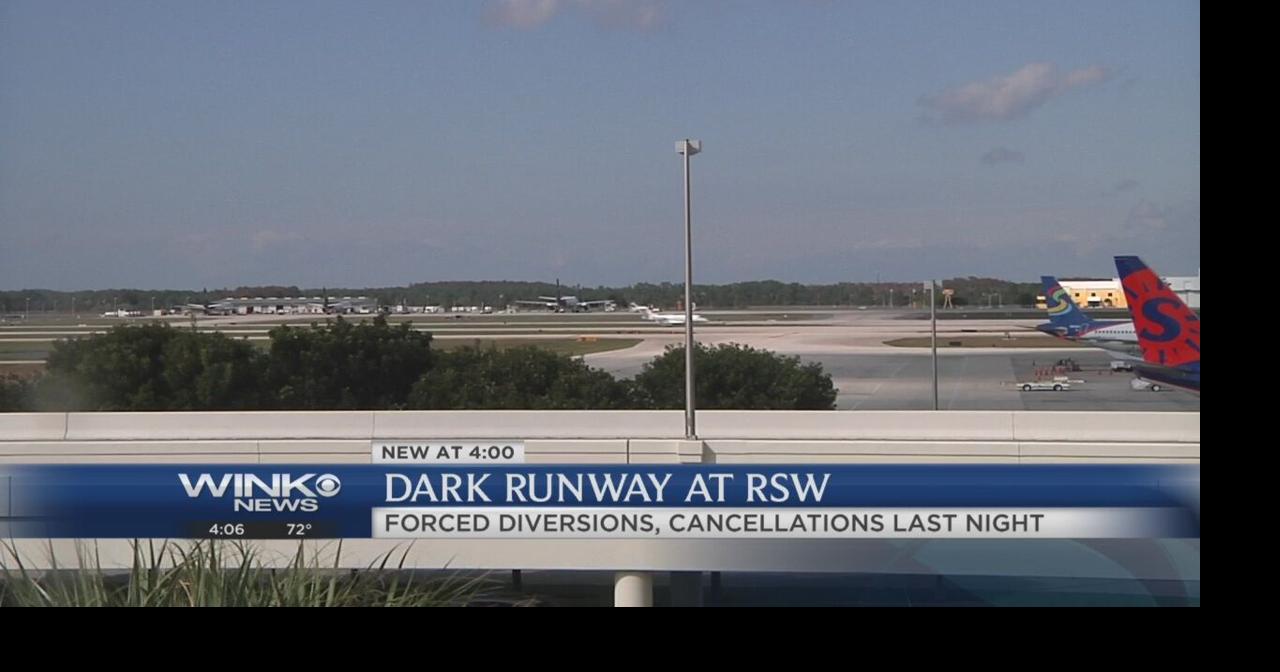 Dozen flights diverted due to faulty transormer on RSW runway | News ...