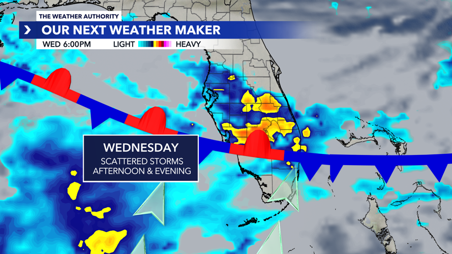 More humidity, more clouds, and shift in the pattern midweek | Weather ...