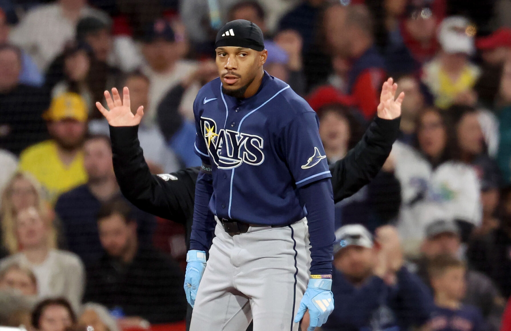 Simpson and Caminero lead Rays past Red Sox 8-4 for 7th consecutive ...
