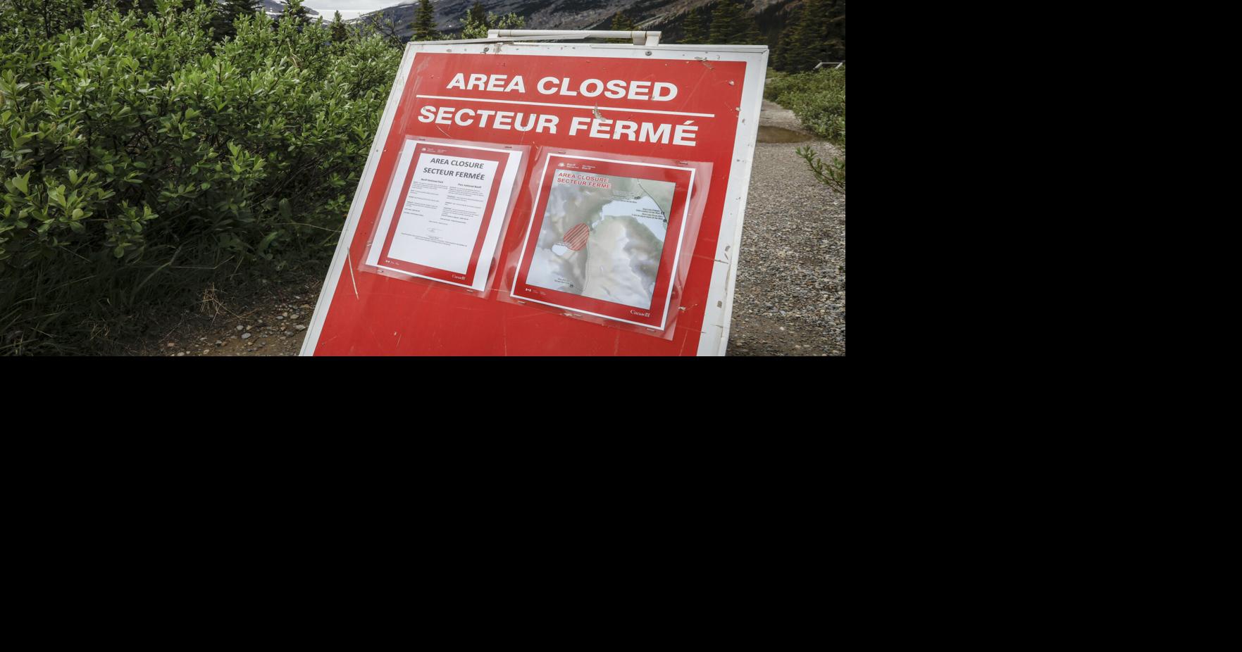 Section of Banff National Park remains closed to visitors one year ...
