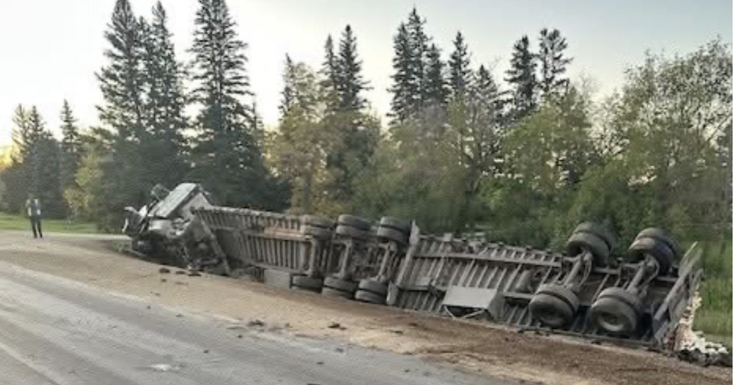 Pickup driver falls asleep, crashes into semi | Provincial ...