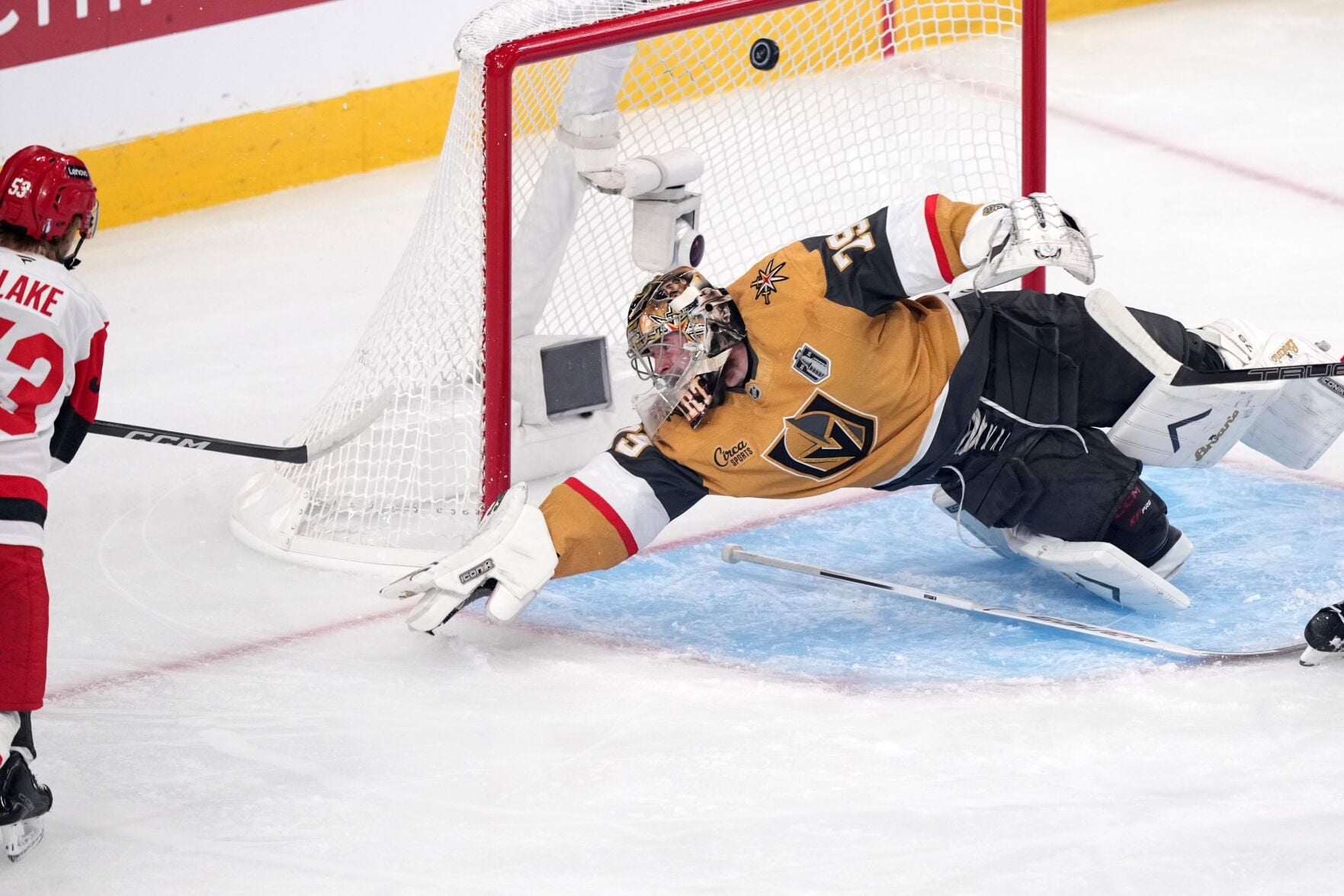 Tortorella doubles down on Carter Hart as Golden Knights face ...