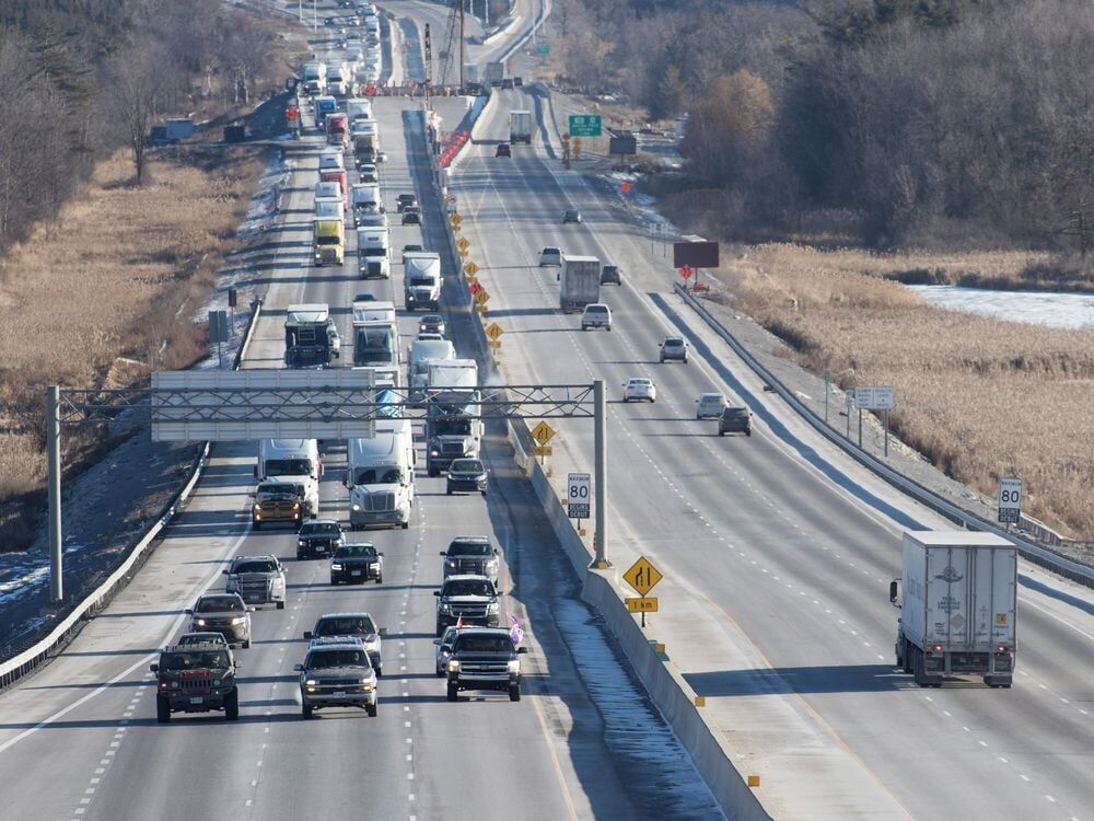 Driver travelling slower than 50 km/h on Highway 401 stopped by OPP ...