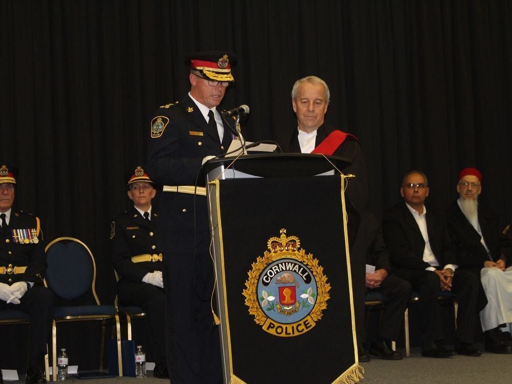 Cornwall police service has change of command ceremony | Kenora ...
