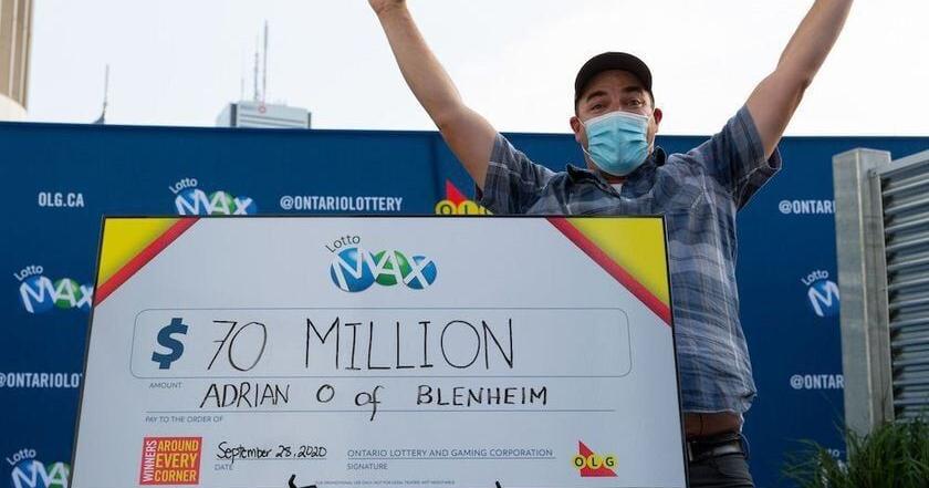 Blenheim man is $70-million lottery winner | Kenora | winnipegsun.com