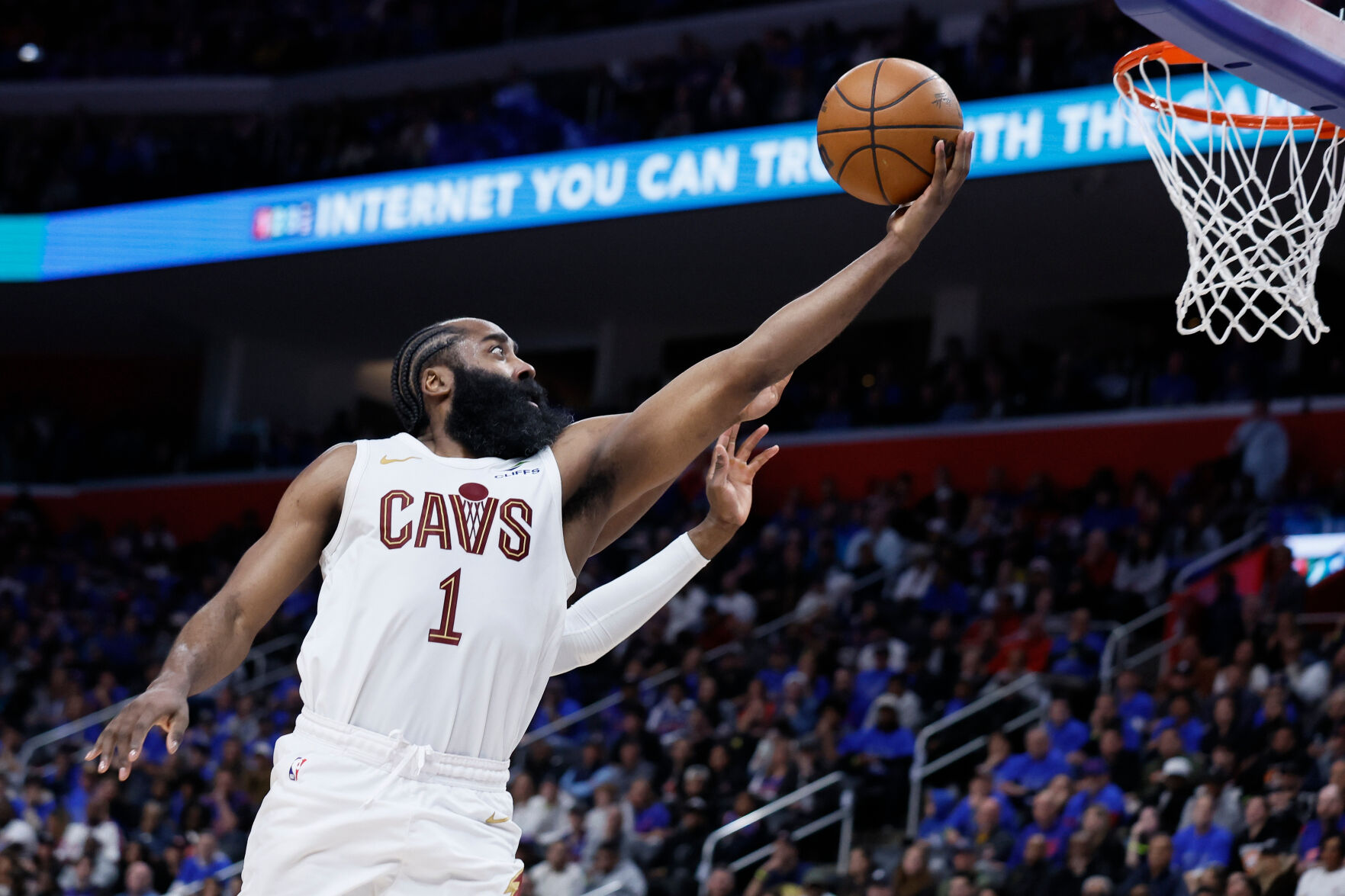 James Harden, still learning new role, helps Cleveland get 1 win away ...