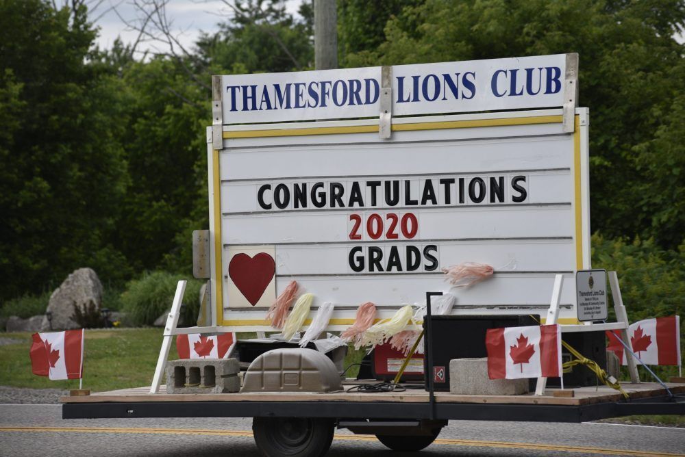 Thamesford Lions celebrate grads with parade | Kenora | winnipegsun.com
