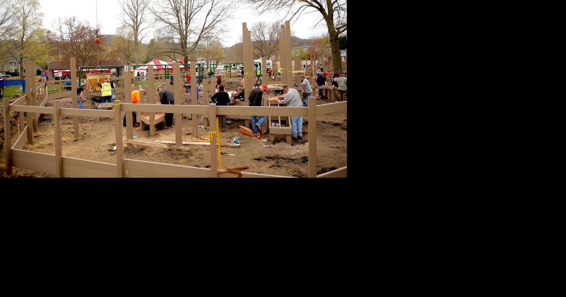 PHOTOS and VIDEO: Mission 66 playground project in Houston