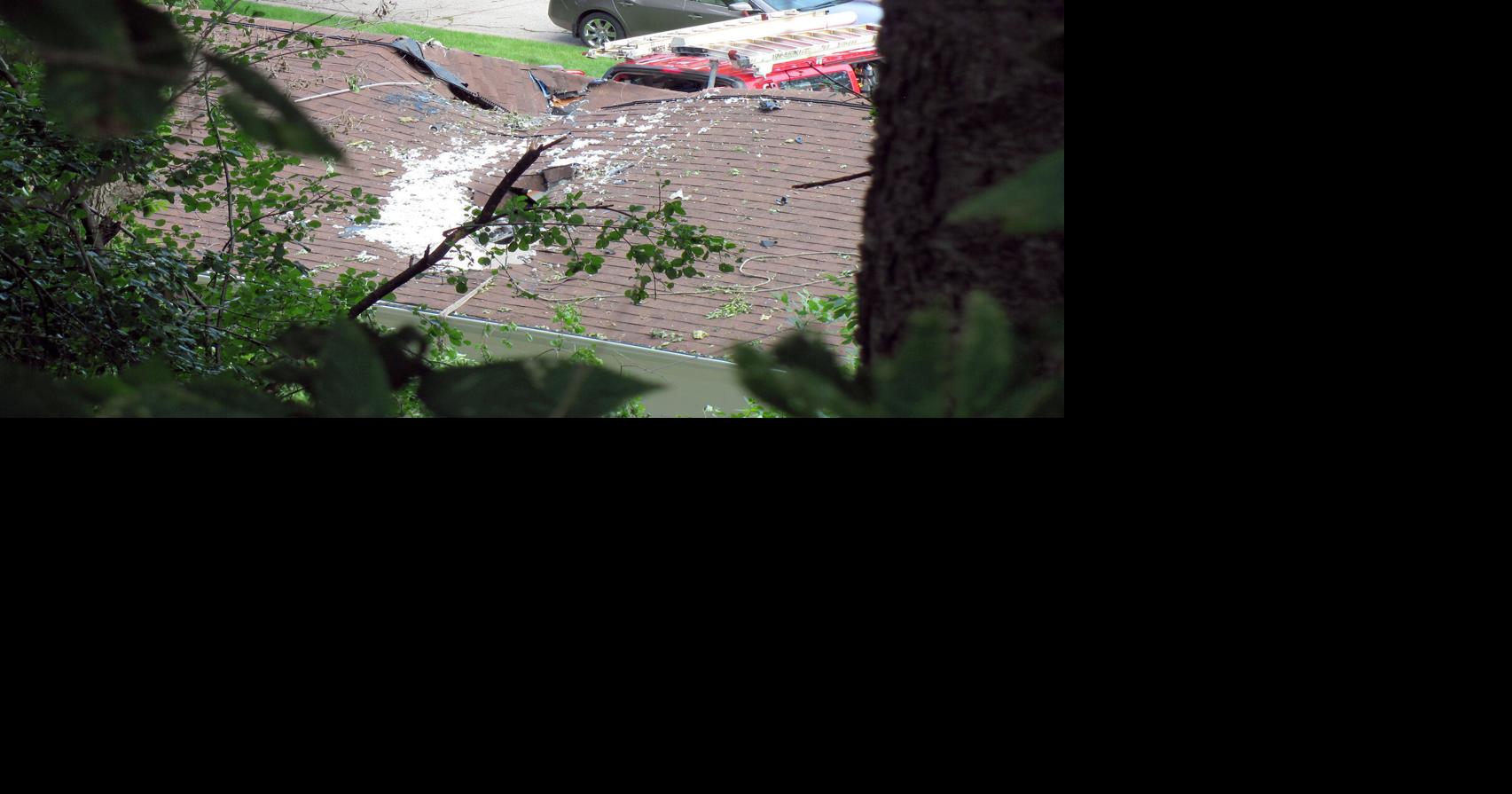 'Slow, long crunch and then a bang': Neighbor hears car crash through ...