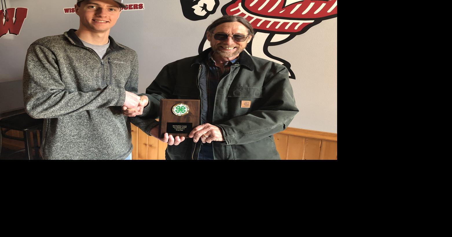 Greg Sage receives Friend of Buffalo County 4-H Award
