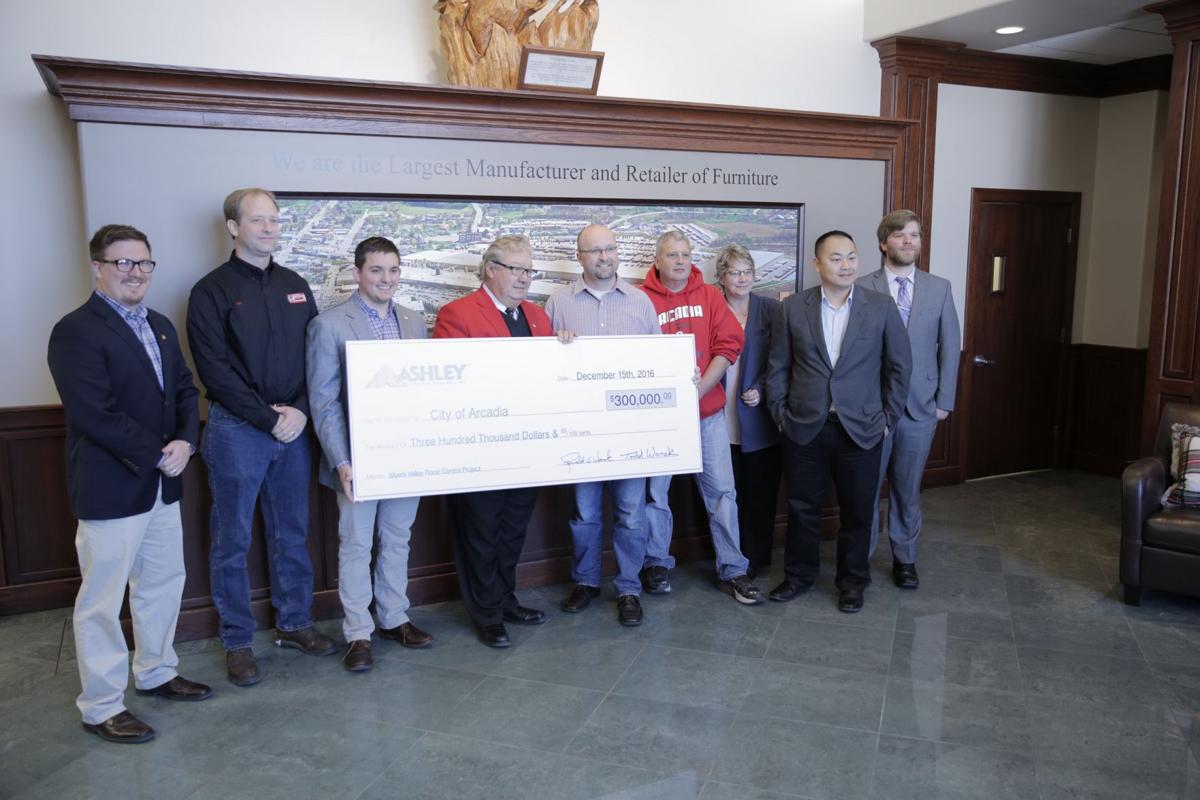 Ashley donates $300,000 to Myers Valley flood control project