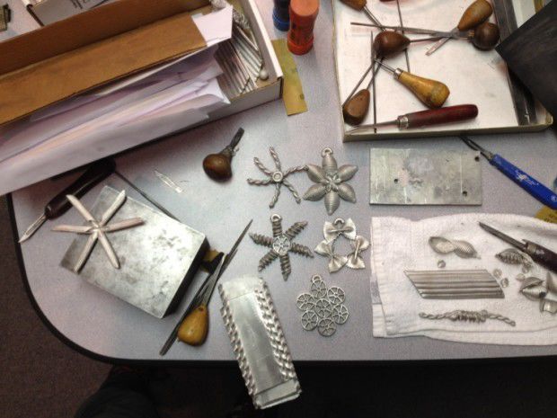 Paula Zanger’s macaroni-inspired ornaments tap into childhood creativity