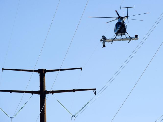 helicopter wire