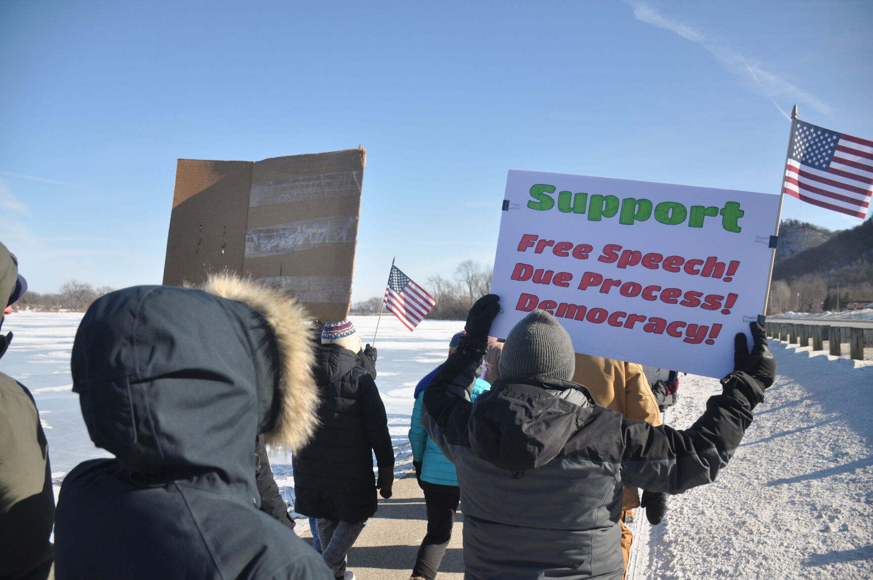 IN PHOTOS: Winona residents protest immigration enforcement