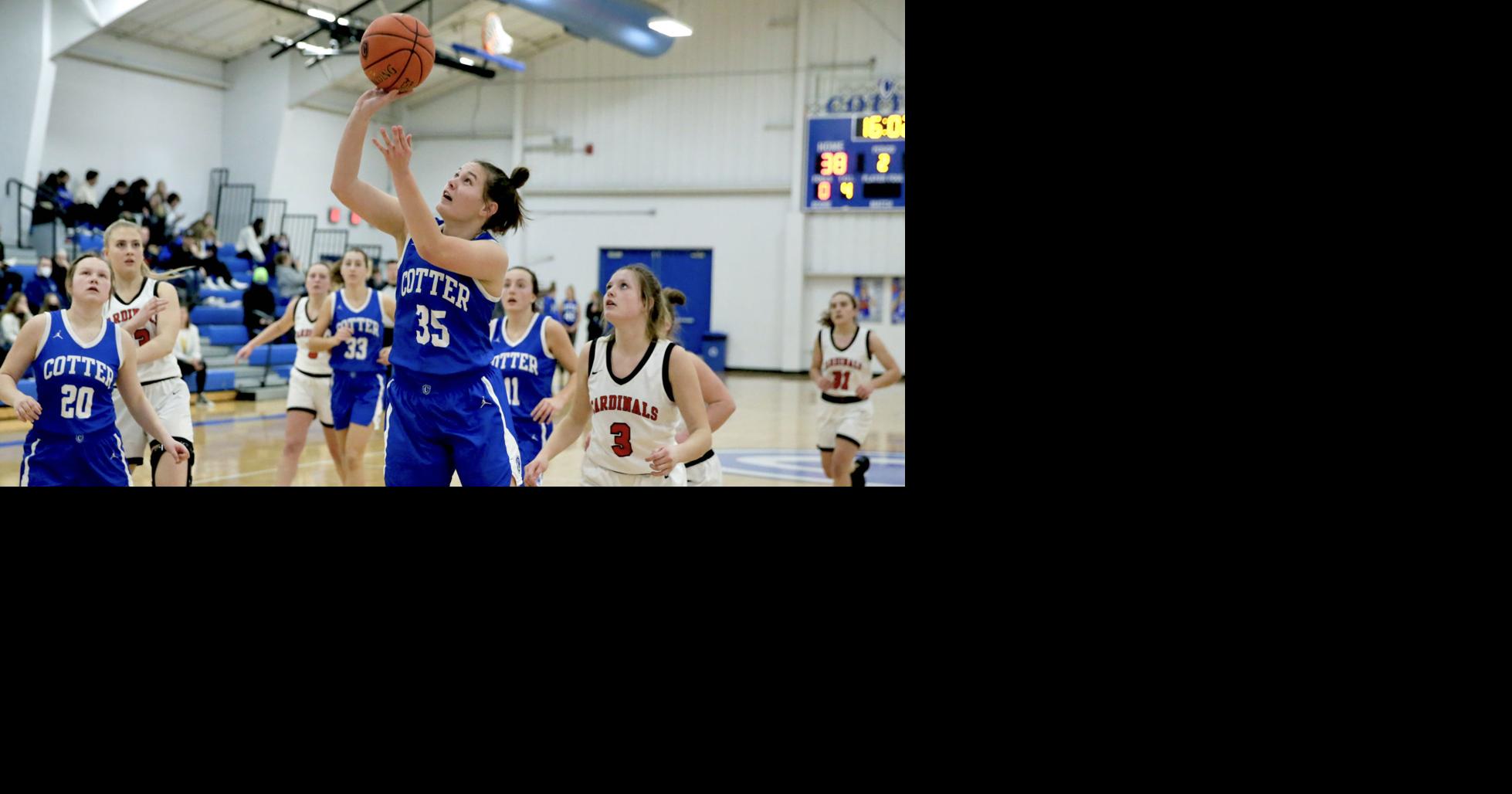 IN PHOTOS: Cotter girls hoops races past L-A