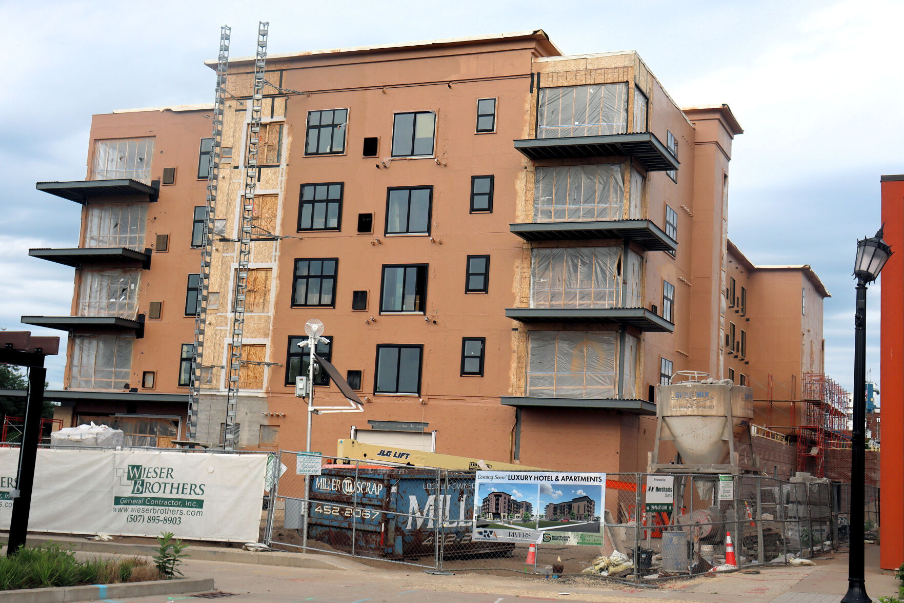 Winona's 60 Main project nearing completion with hotel and apartments