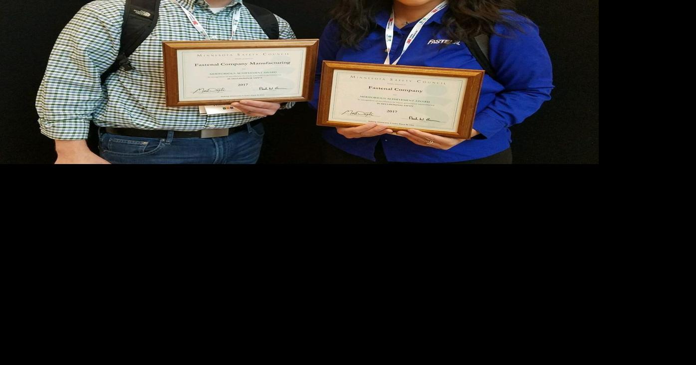 Fastenal wins Minnesota Governor's Safety Award