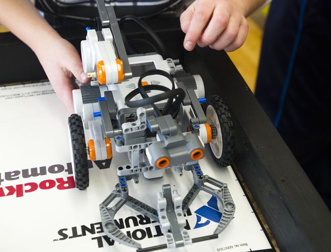 Jefferson students explore science, technology -- using LEGOs