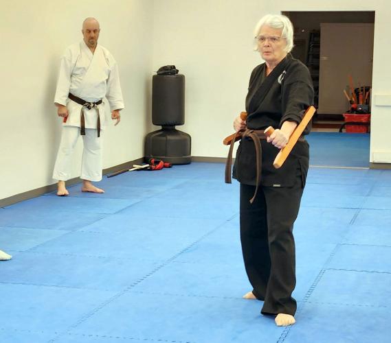 Goodview resident earns black belt in karate at 71 years old