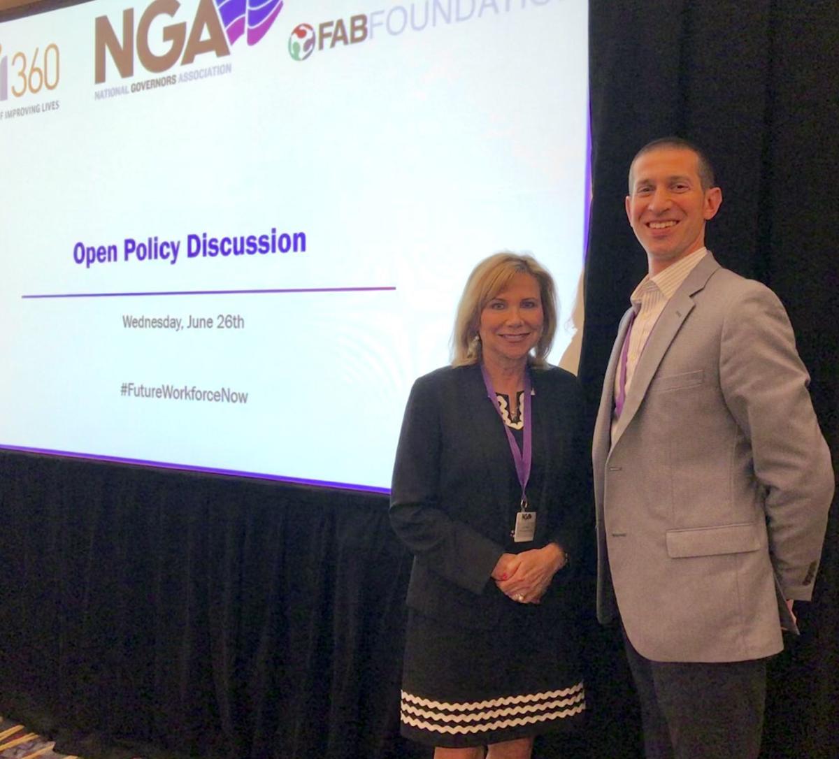 Sen. Jeremy Miller attends workforce development conference