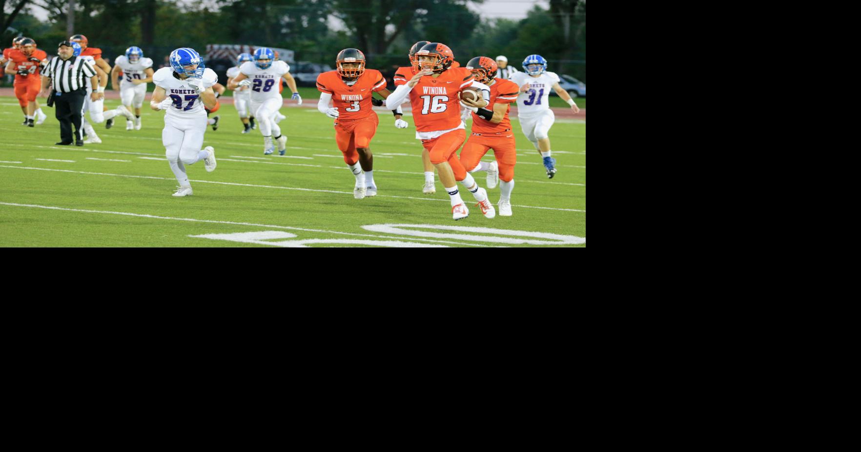 High school football: Winona eyeing fourth straight sectional title