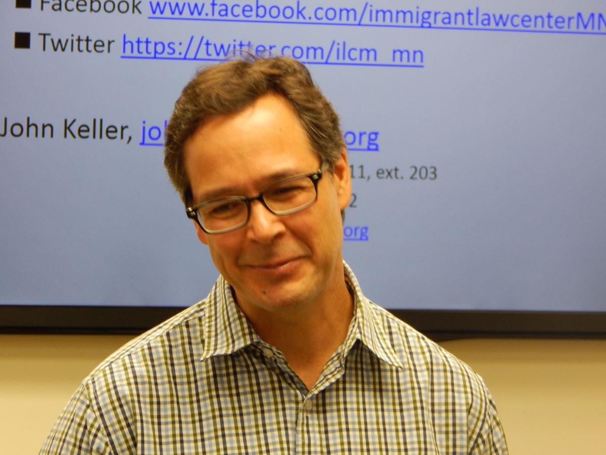 John Keller speaks at Winona Learning Club Sept. 15