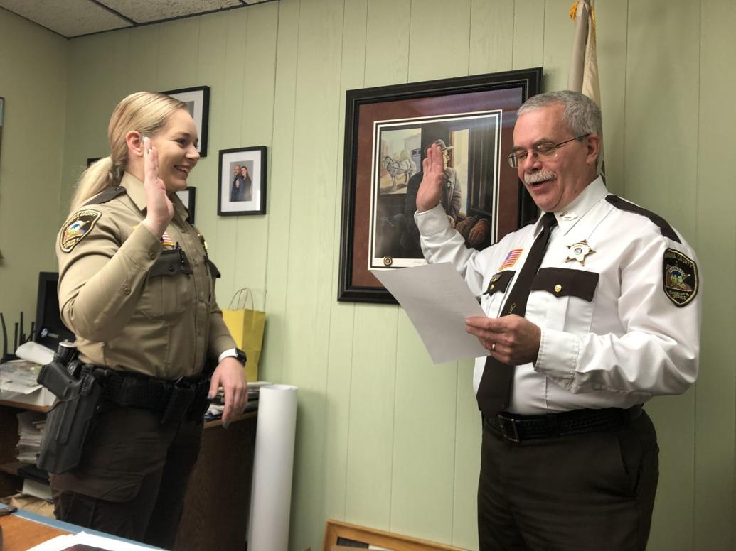 Caledonia native takes oath to join Winona County Sheriff's Office