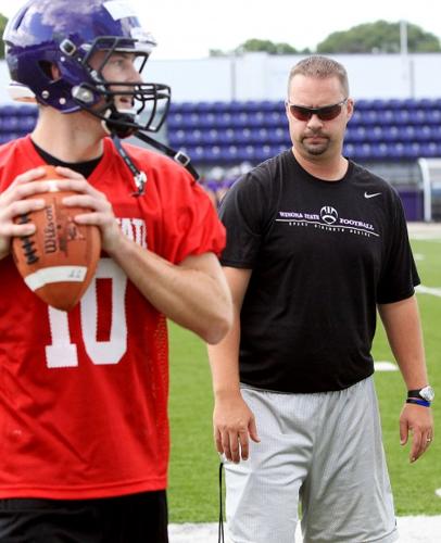 3 QBs vie to be No. 1 for Winona State football team
